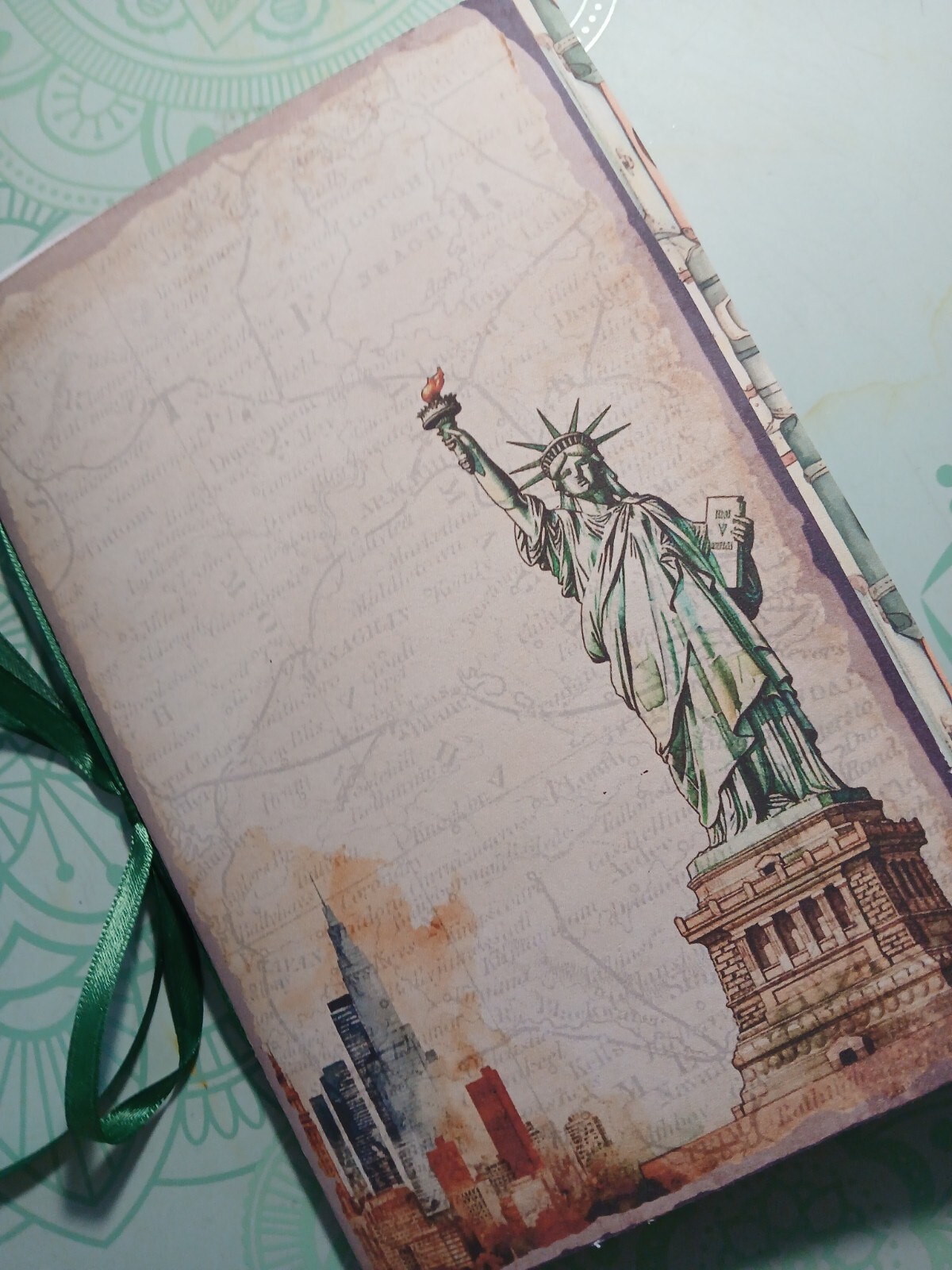 Junk Journal Booklet "WORLD TRAVELER 2" Travel Journal Ephemera | eBay