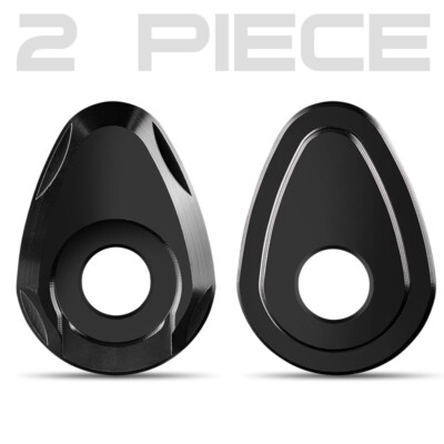 2X CNC Motorcycle Turn Signal Indicator Adapter Spacers Plate For ...