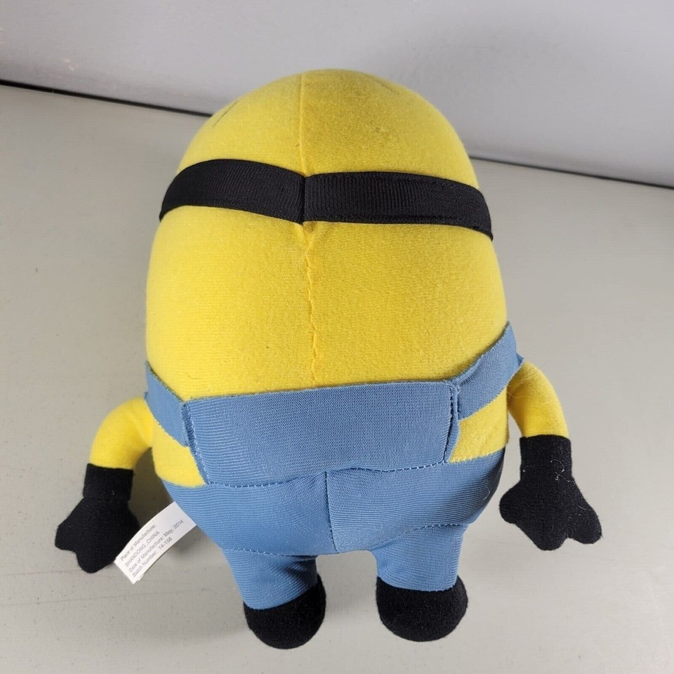 Despicable Me Stuart Minion Plush 10” One Eye Toy Factory 2014 Stuffed ...