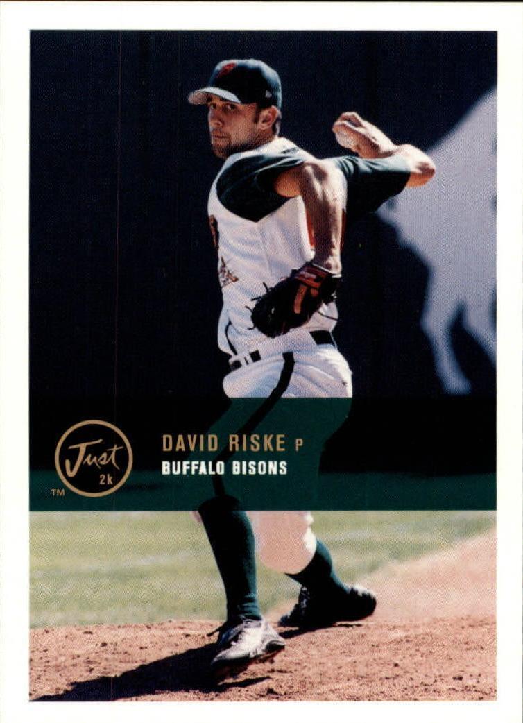 2000 Just Minors - Just Imagine David Riske #181 for sale online | eBay
