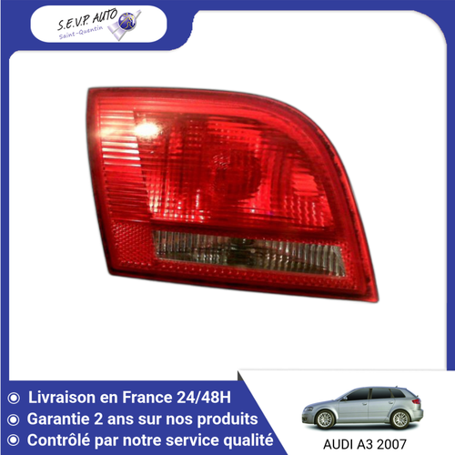 🇫🇷 FEU ARRIERE INTERIEUR GAUCHE AUDI A3 SPORTBACK ♻️ 8P4945093B ...