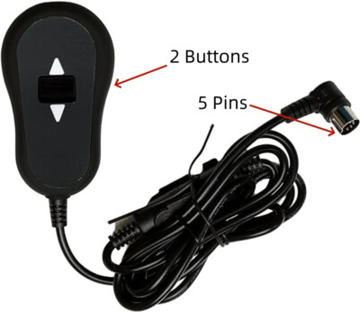 Raffel Systems Hand Control Remote HC-6601-FR2 for Power Recliner Lift ...