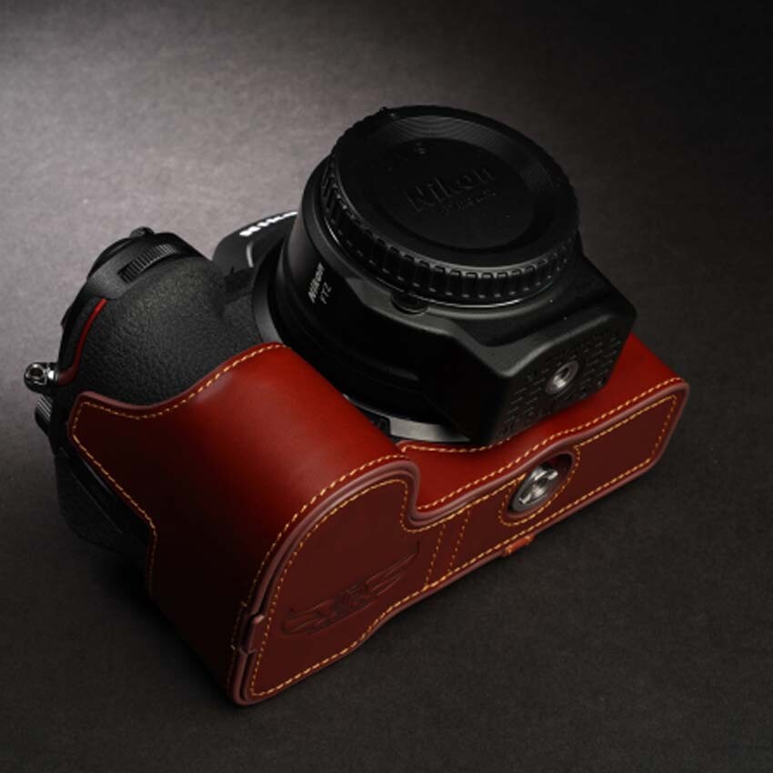 Handmade Genuine Leather Camera Cover Half Case Bag For Nikon Z7 ii/Z6 ...