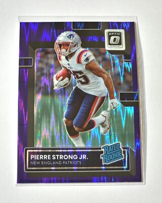 Pierre Strong Jr. - OPTIC RATED ROOKIE PURPLE SHOCK -2022 Donruss Optic ...