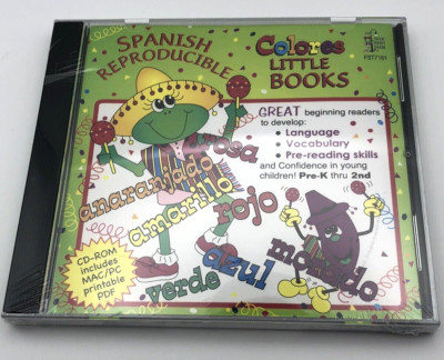 Frog Street Press Little Books Spanish Reproducible Colores Colors CD ...