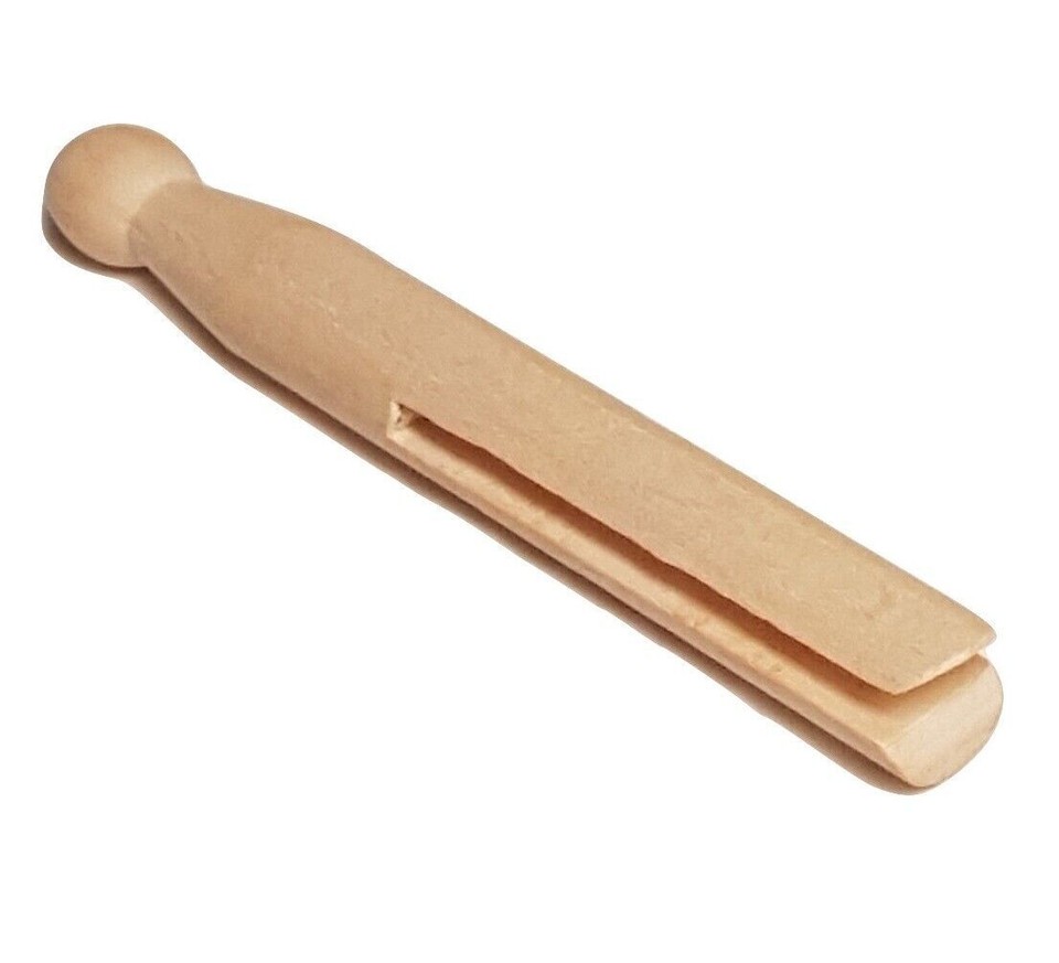 Traditional Wooden Dolly Pegs Cloths Washing Lines Natural Craft ...