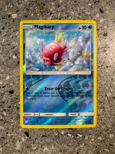 Pokemon TCG Cards Magikarp 29/181 Team Up Reverse Holo NM-M | eBay ...