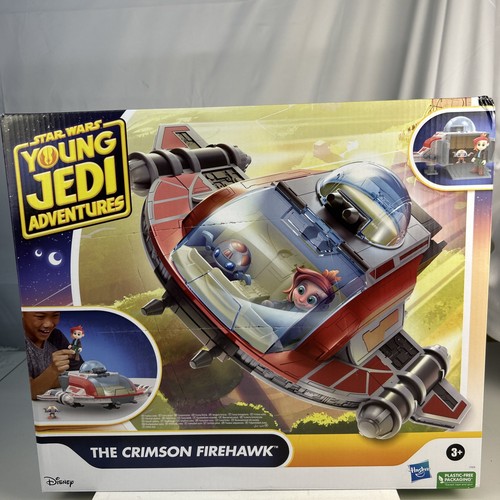 DISNEY STAR WARS Young Jedi Adventures The Crimson FireHawk Playset NEW ...