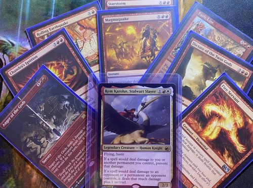 Rem Karolus, Stalwart Slayer Commander Burn 🔥 Deck Prebuilt -All ...