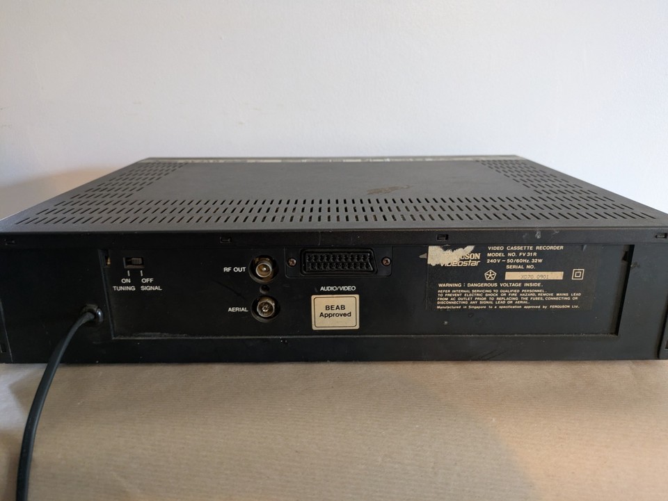 Ferguson Fv31r Vhs Video Cassette Recorder Player No Remote | eBay UK