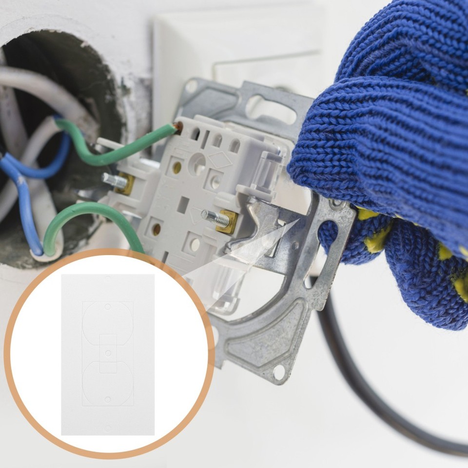 50 Pcs Electric Wall Socket Insulation Covers Receptacle Gasket Pad ...