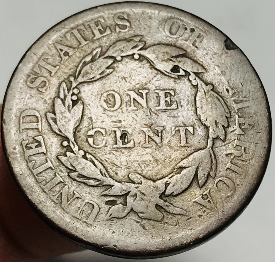 1819 Large Cent Coronet Head 1C Circulated Worn Date US Copper Coin ...