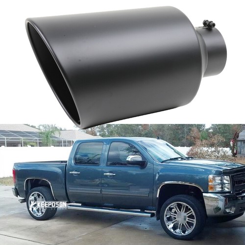 4"-8" Outlet Exhaust Pipe Tip Stainless Steel For Chevy Silverado ...