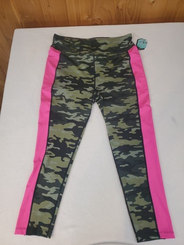 LuLaRoe Brave Rise 7/8 Fitness Legging Pink Camo Camouflage Size 1X | eBay