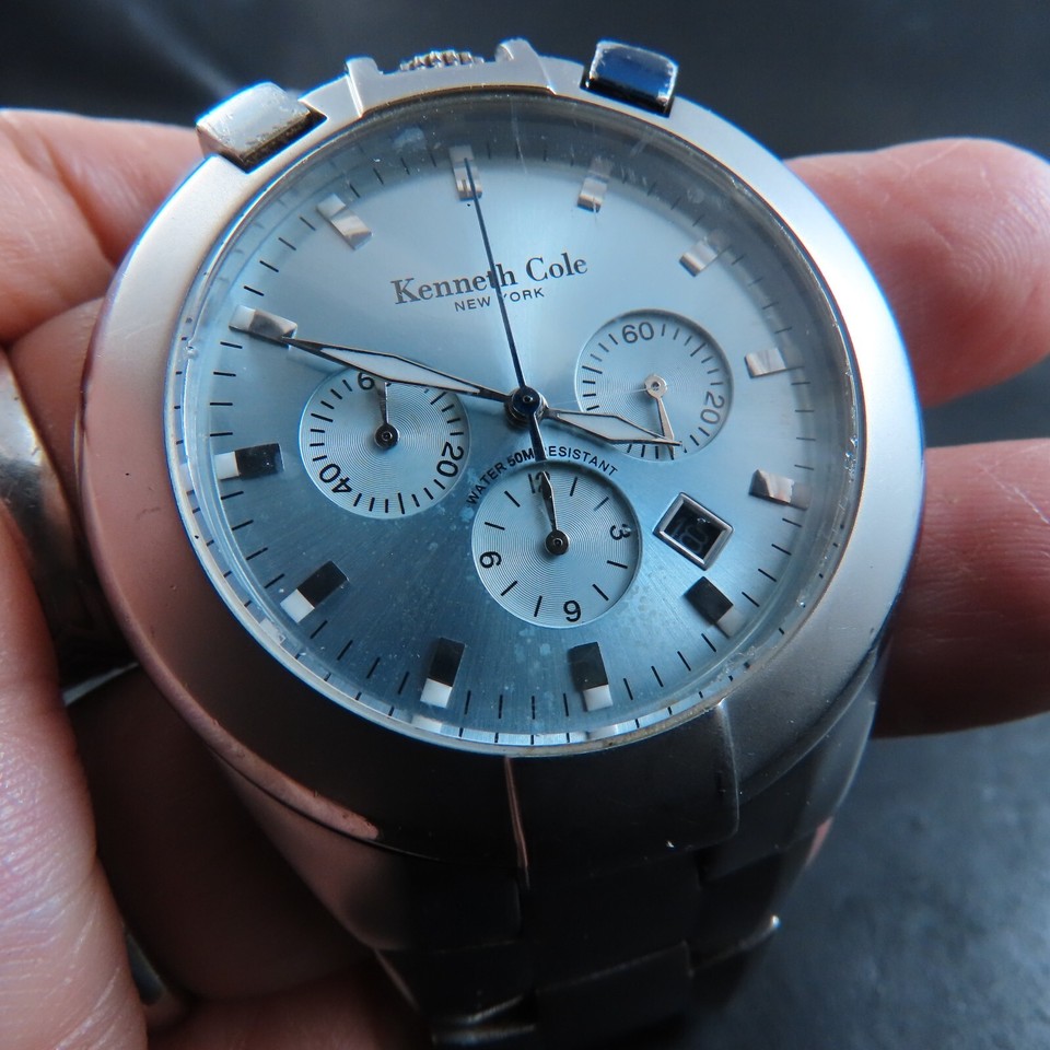 Bull Head Kenneth Cole Chronograph Quartz Men Watch | eBay