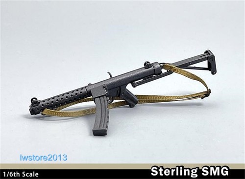 1:6 Weapon Gun Model Sterling SMG 016 Rifle For 12'' Male HT Action ...