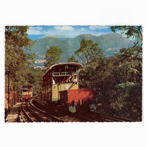 AK Penang Hill Funicular Railway, Eisenbahn, Standseilbahn in Penang ...