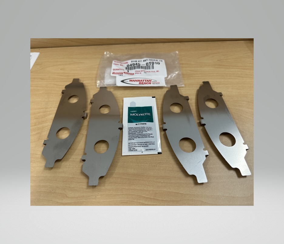2009-2016 Venza Genuine Toyota Front Disc Brake Shim Kit 04945-0T010 | eBay