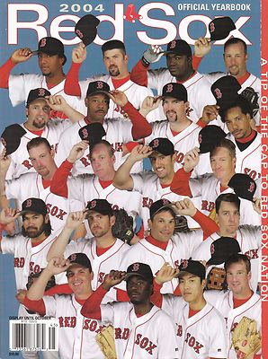 2004 Boston Red Sox Yearbook World Series Champions Pedro Papi ...
