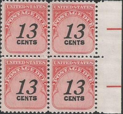 Block of 4 stamps - Scott J103 - 13 cent - Postage Due - 1978 - MNH | eBay