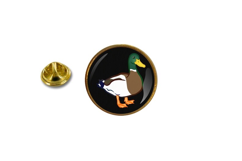 Pins Pin Badge Metal With Butterfly Clip Duck Animal | eBay