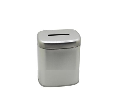 10PK Metal Donation Can Fundrasiging Can Coin Collection Tin Can Piggy ...