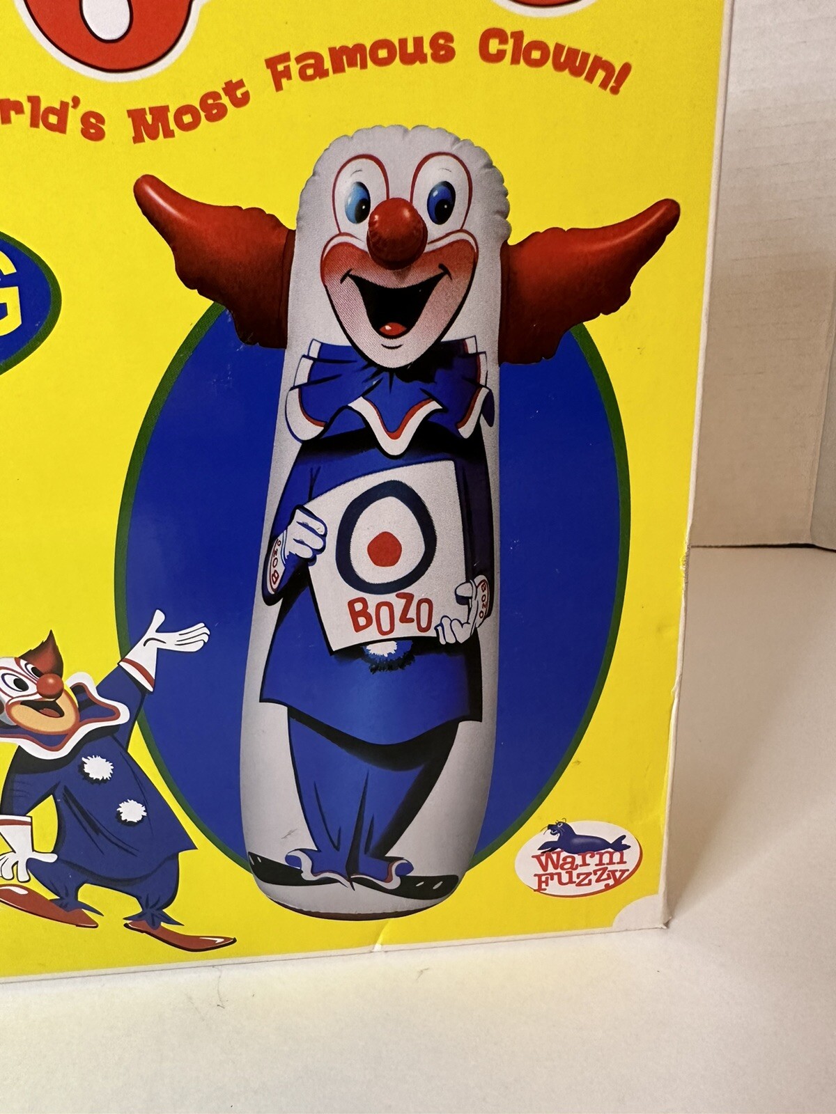 Original Inflatable Bozo The Clown Punching 3-D Bop Bag 46" Larry ...