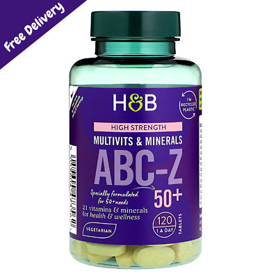 Holland & Barrett ABC-Z For Age 50 + Multivitamins & Minerals Vegan ...