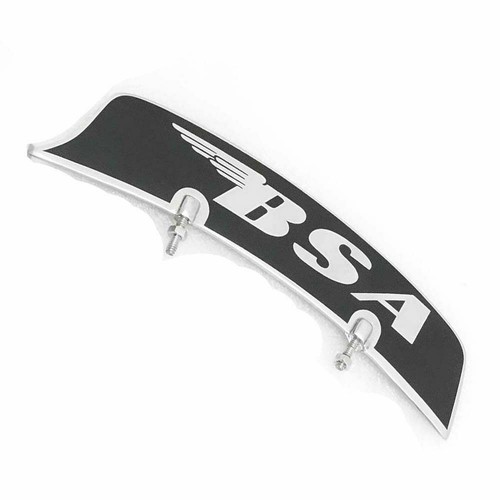 Brass Chrome Front Mudguard Number Plate Compatible With BSA ...