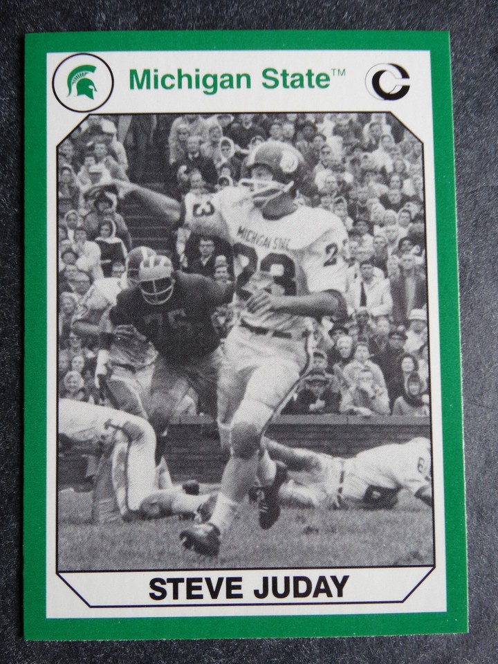1990 Collegiate Collection Michigan State Football Card Complete Your ...
