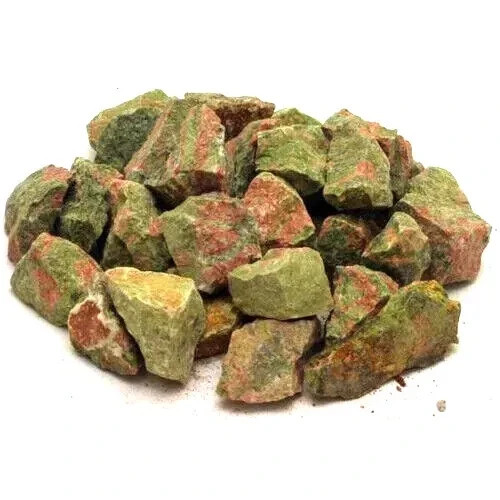Natural Unakite Rough Raw Stone 1LB Untreated Raw Gemstone Lapidary ...