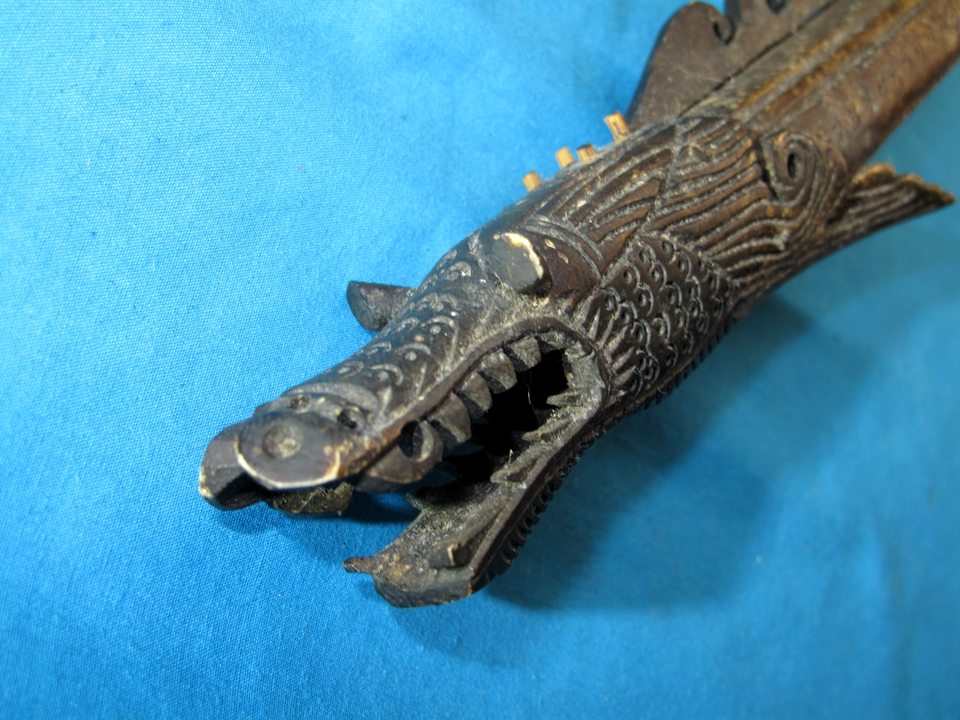 Antique Indonesian Carved Air Rifle | eBay