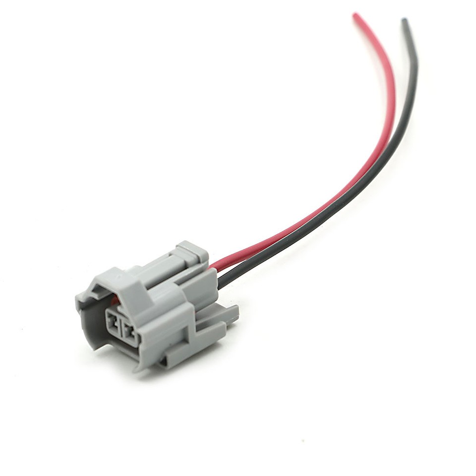 6pcs Universal Denso Fuel Injector Connector Plug Pigtail Harness Cable ...