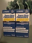 Super Beta Prostate 3X Advanced Exp 11/2027 lot of (2) Each 60 Caplets ...