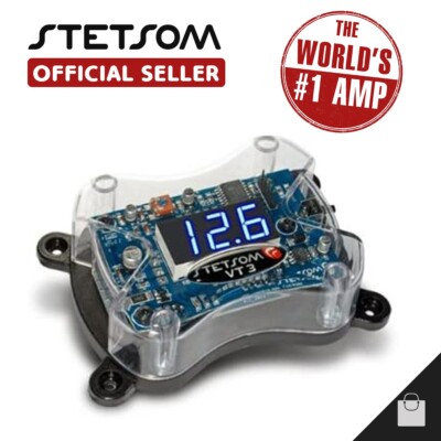 Stetsom VT 3 Digital Voltmeter Remote Car Led Protection Module 3-5 Day ...