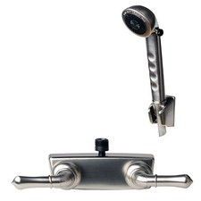 Fontana Faucet ITC Marine Boat or RV Shower Valve Lever Brushed Nickel ...