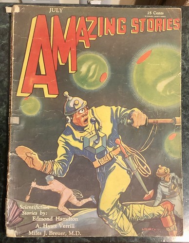 Amazing Stories July 1930 Pulp Vol. 5 No. 4 VG | eBay