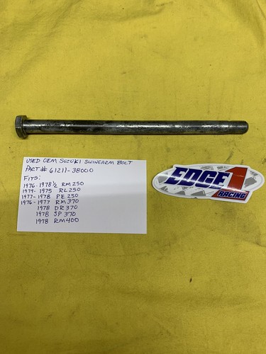 USED OEM Suzuki Swingarm Bolt (61211-38000) RM250,RL250,RM370,RM400 ...