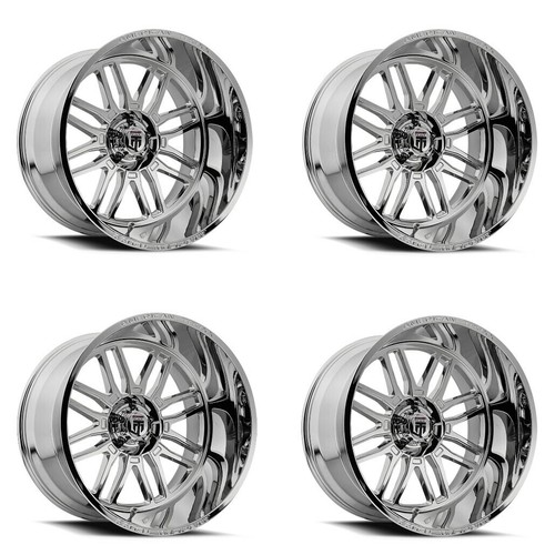 Set 4 22" American Truxx Restless 22x12 Chrome 8x170 Wheels -44mm For ...