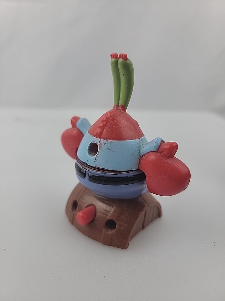 3" Viacom SpongeBob Squarepants Mr Krab Action Figure Spring Action ...