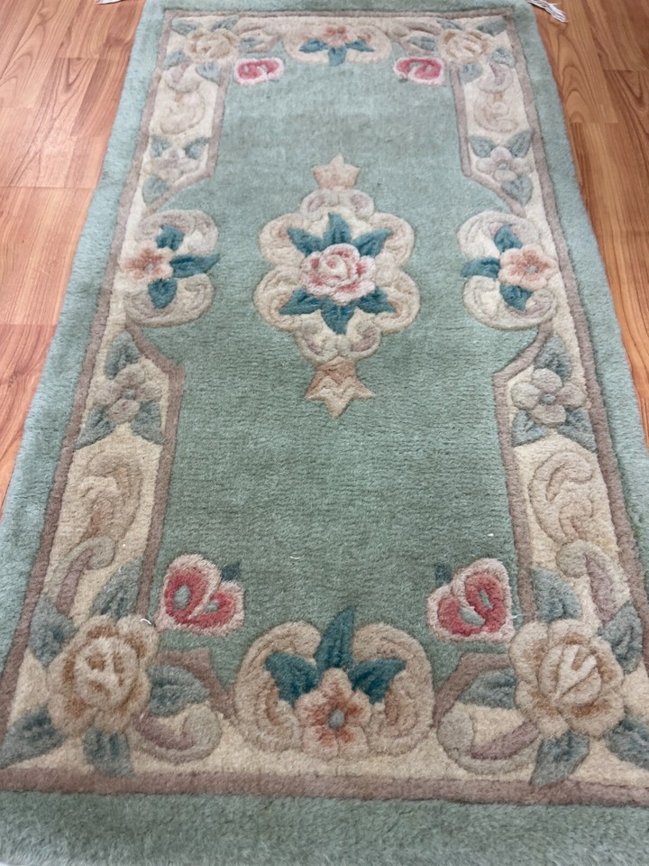 1'10" x 3'8" New Chinese Aubusson Runner Oriental Rug - 100% Wool ...