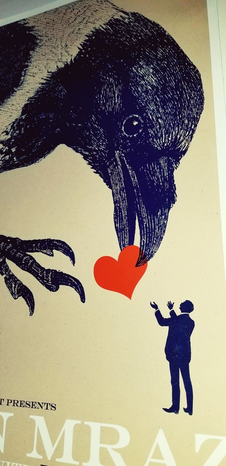 Jason Mraz concert poster 2008. Art by Jon Marro Greek Theatre berkeley ...