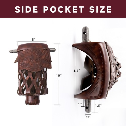 Set of 6 PU Leather Billiard Pool Table Pockets. Replacement Web Drop ...