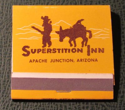Matchbook - Superstition Inn Apache Junction AZ FULL 30 Strike | eBay