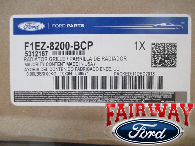 Ford OEM Grille F1EZ8200B Image 20 for sale online | eBay