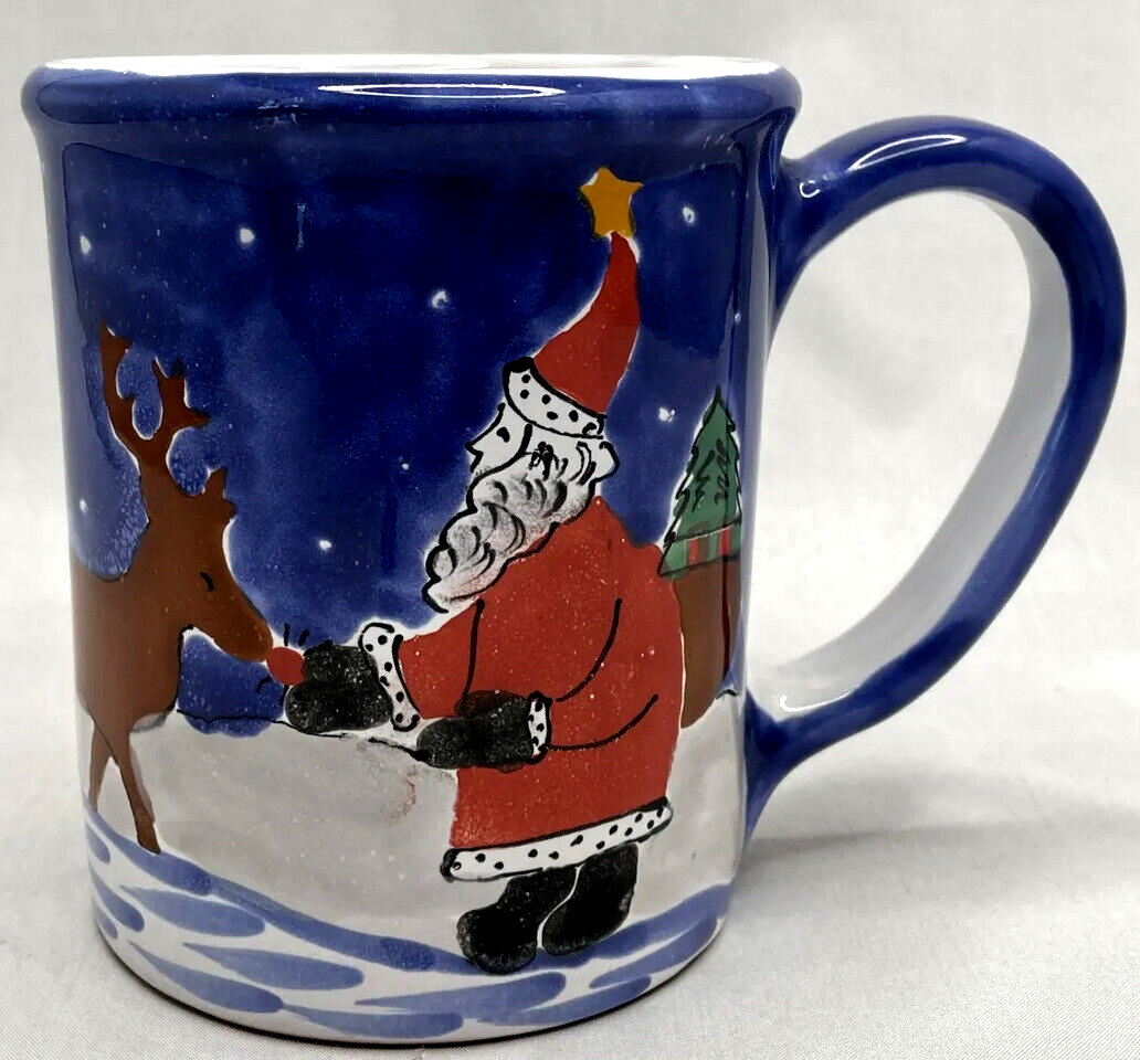 Starbucks Coffee Company Hand Painted in Hungary Santa Claus Feeding ...