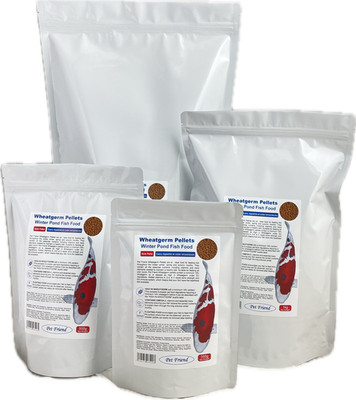 Pet Friend Wheatgerm Pellet Winter Pond Fish Food Koi Goldfish Low ...
