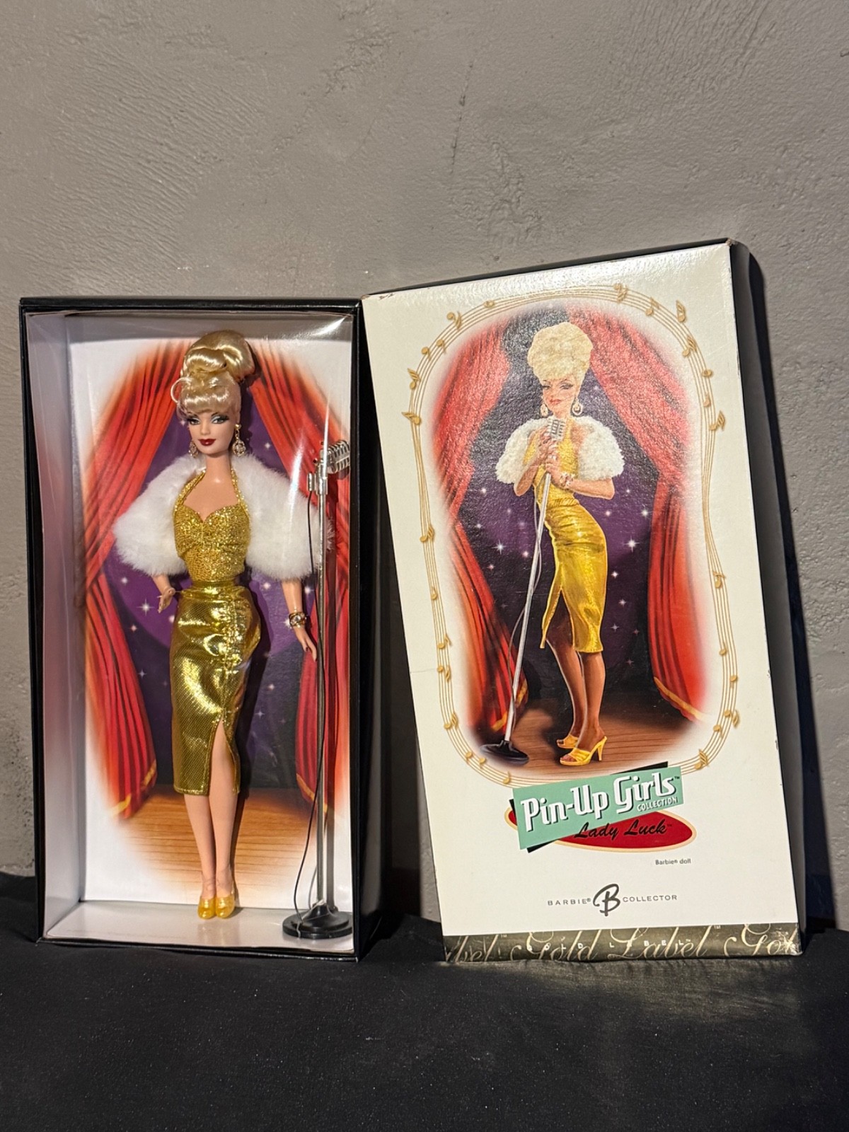 Barbie Lady Luck Pin-Up Girls 2006 Gold Label Collector dolls J0952 New ...