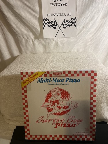 Stranger Things Surfer Boy Empty Pizza Box Only - Supreme Pizza First ...