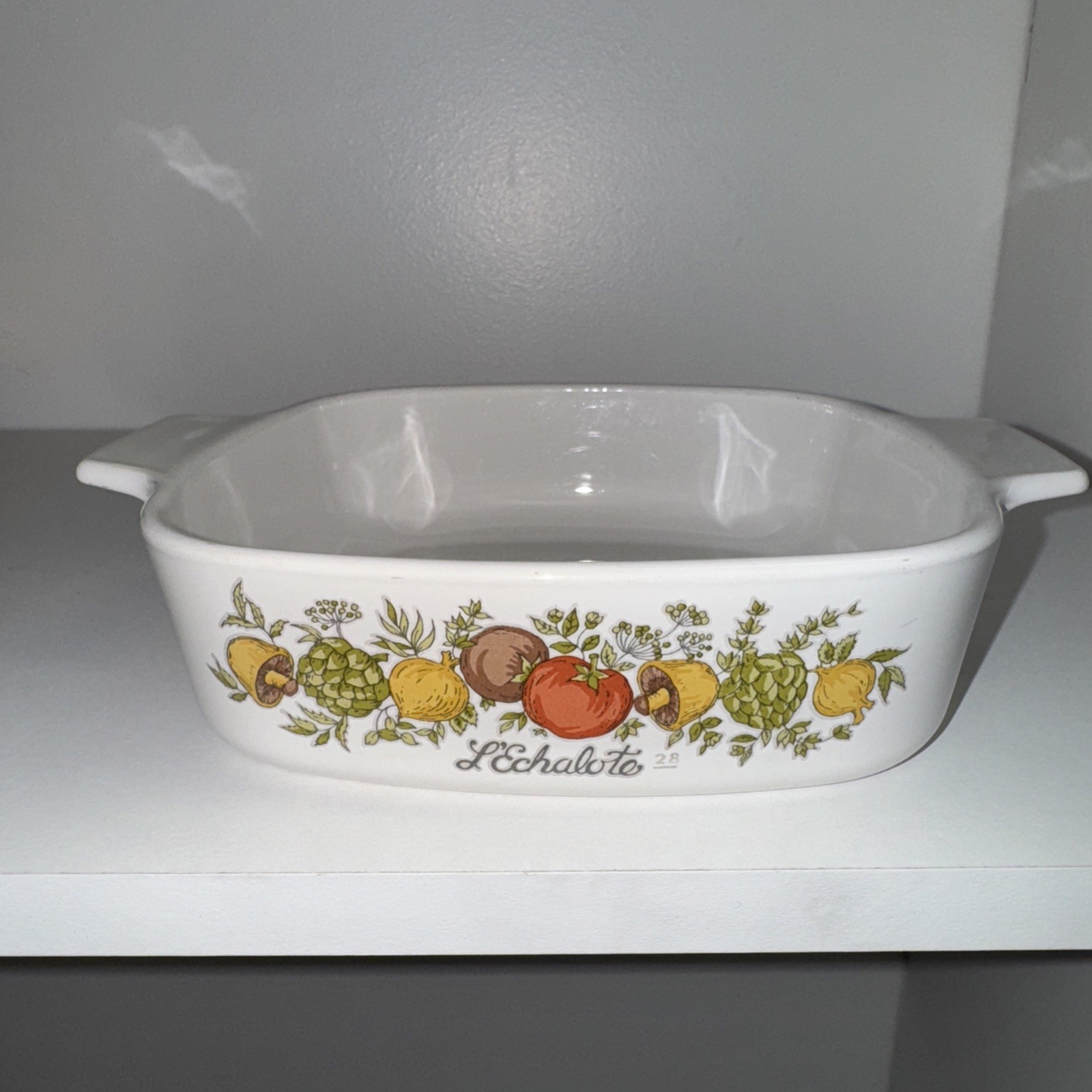 Vintage Corning Ware Pyrex 1970’s 1 QT L'Echalote Casserole SEE STAMP ...